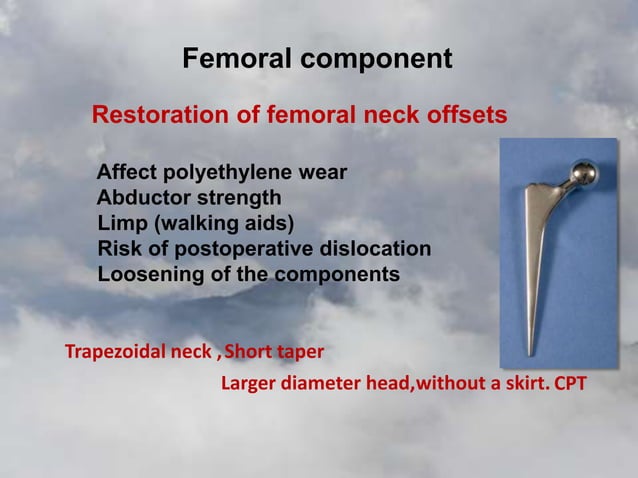 Templating of total hip replacement (THR) | PPTX