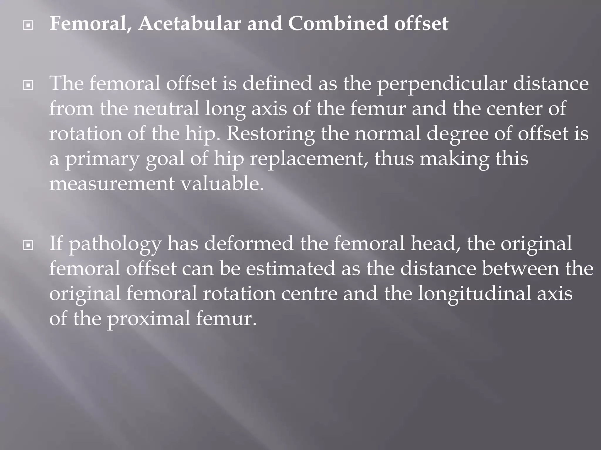 Templating X-rays in THR | PPTX