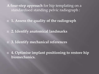 Templating X-rays in THR | PPTX