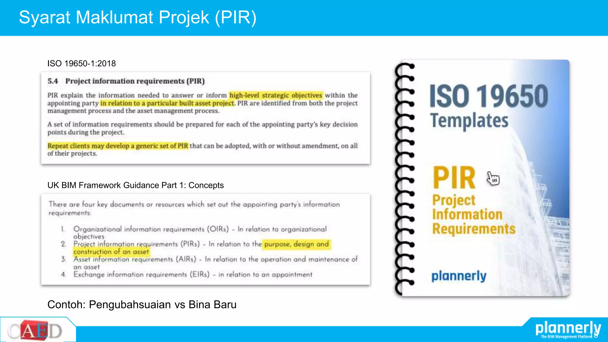 Templat ISO 19650 OIR+EIR+BEP+ in Bahasa Malaysia | PPT