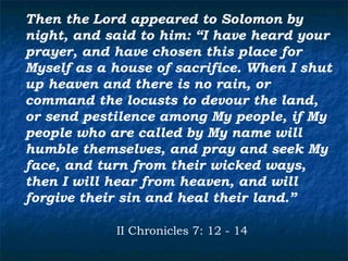 The Temple Part 3: Solomon's Dedication | PPT