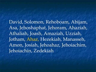 The Temple Part 4: Ahaz and Hezekiah | PPT