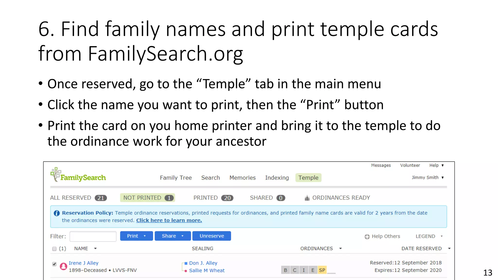 Temple and Family History Plan - 5th Sunday Lesson | PPTX