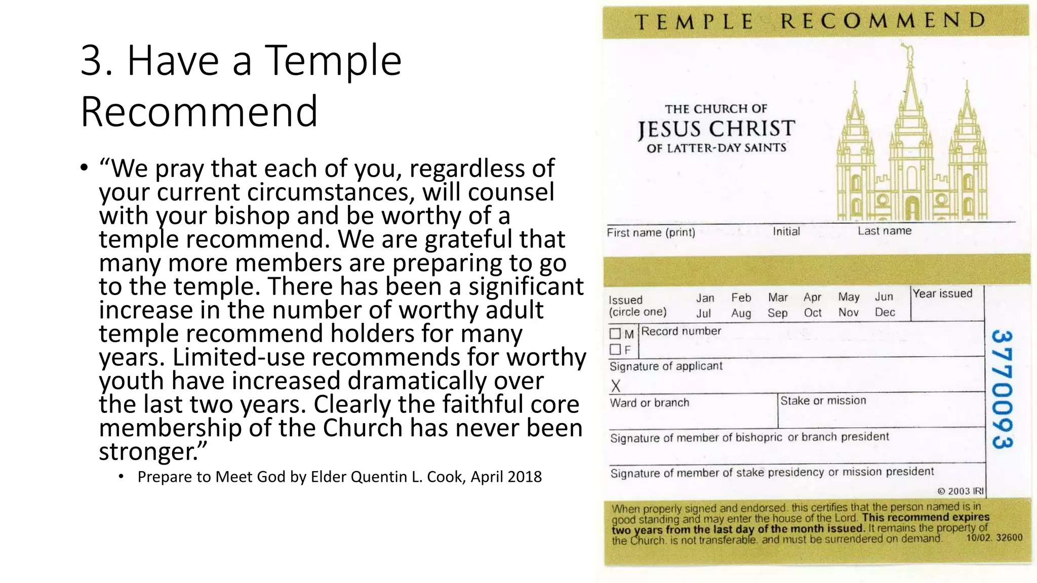 Temple and Family History Plan - 5th Sunday Lesson | PPTX