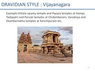 Temple architecture: Nagara and Dravidian | PPTX