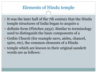 Temple architecture | PPTX