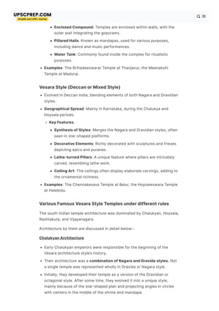 Temple Architecture in India - 9 major styles · UPSCprep.com.pdf ...