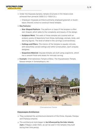 Temple Architecture in India - 9 major styles · UPSCprep.com.pdf ...