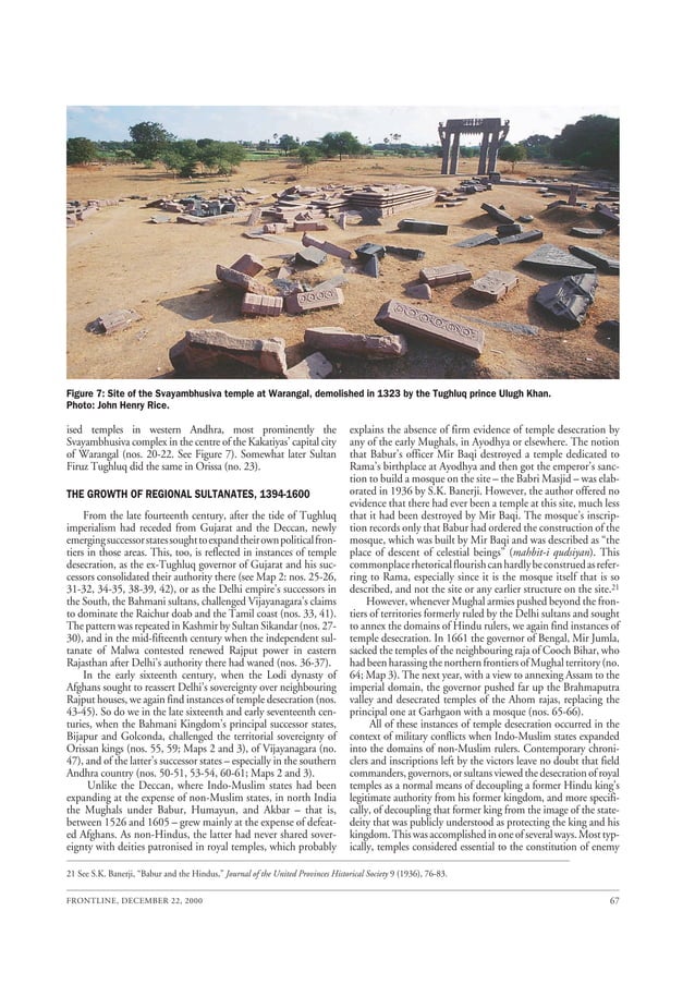 Temple Desecration And Indo Muslim States | PDF | Hinduism | Religion ...