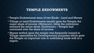 The sacred and the secular: Unpacking the temple Economy in south india ...