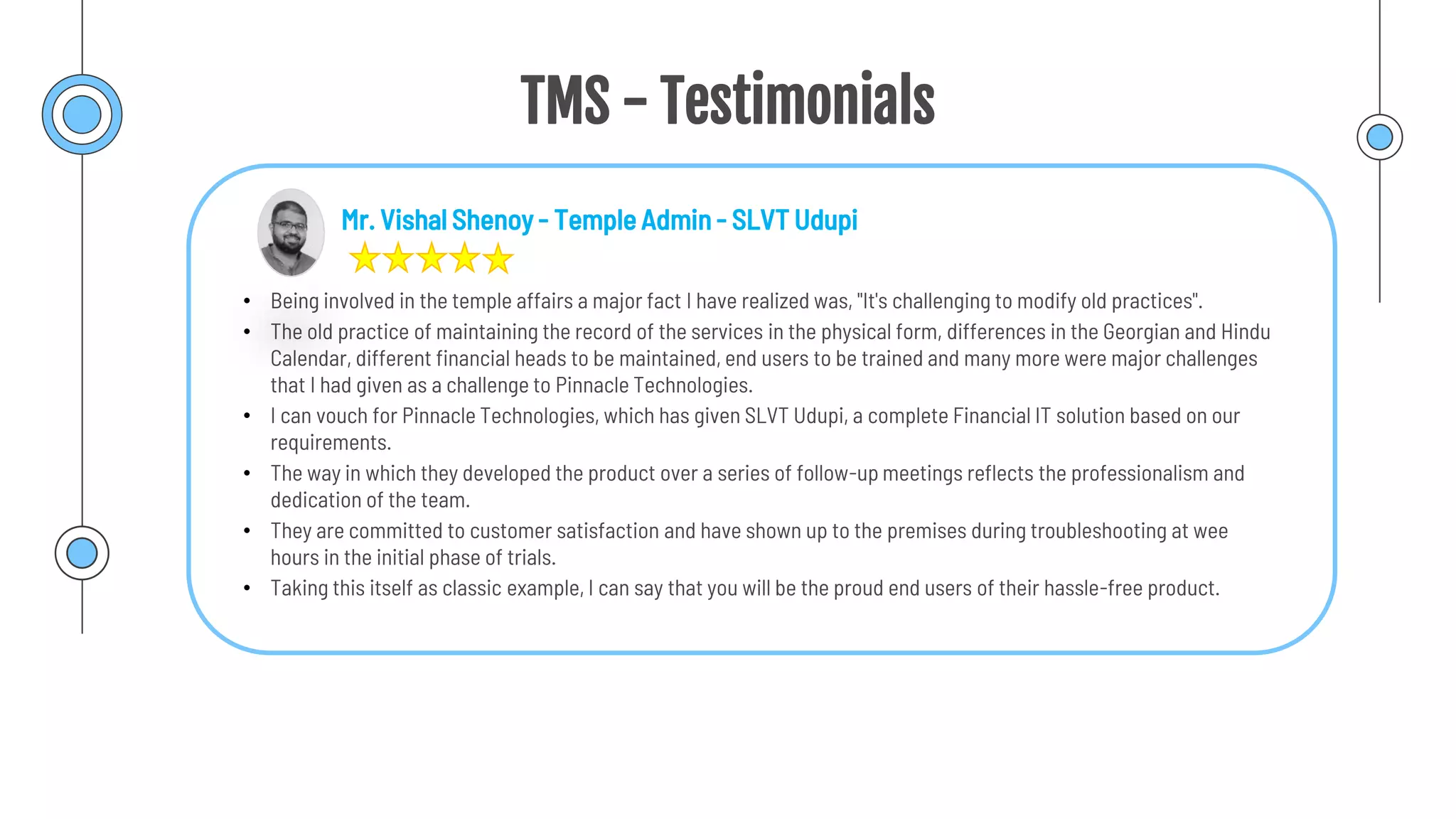 TMS - Temple Management System - Application Brochure | PDF