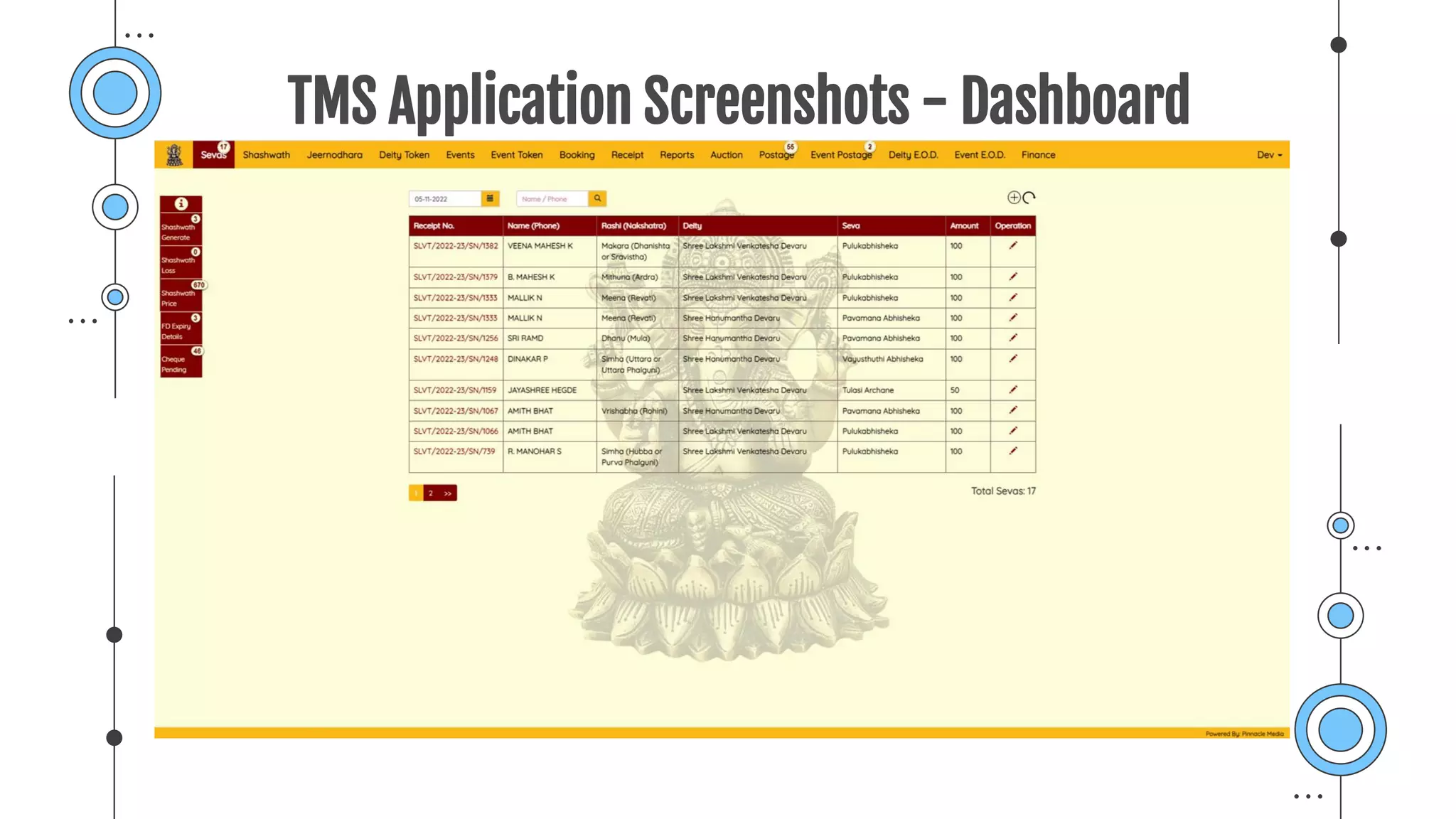 TMS - Temple Management System - Application Brochure | PDF