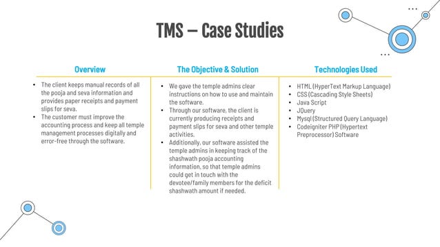 TMS - Temple Management System - Application Brochure | PDF | Web ...