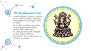 TMS - Temple Management System - Application Brochure | PDF
