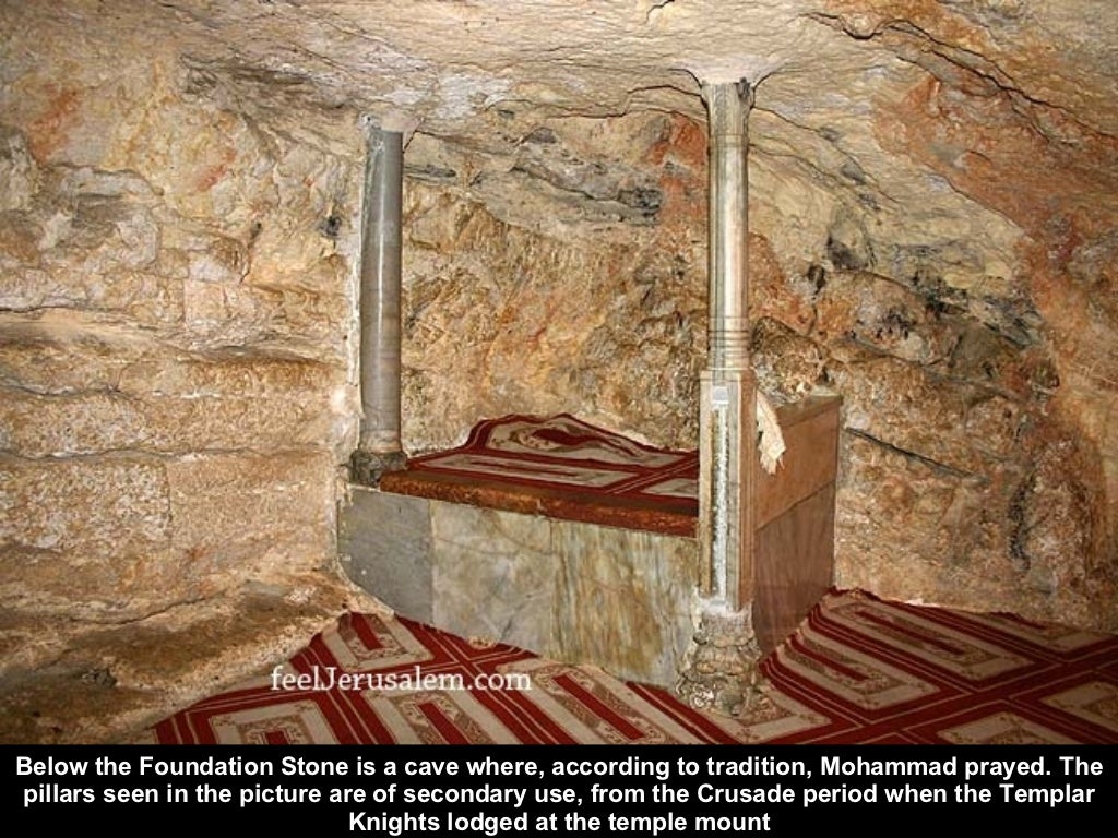 Below the Foundation Stone is