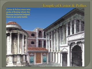 Temple of castor & pollux slide | PPT | Religion & Spirituality