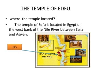 powerpoint temple of edfu | PPTX