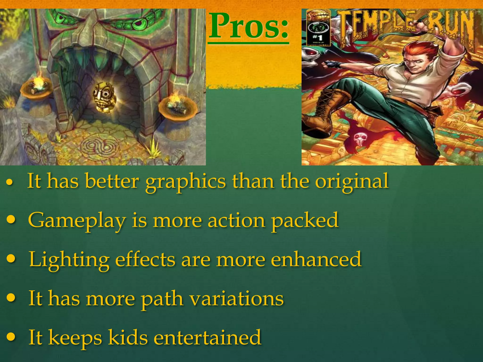 Temple run app project | PPTX