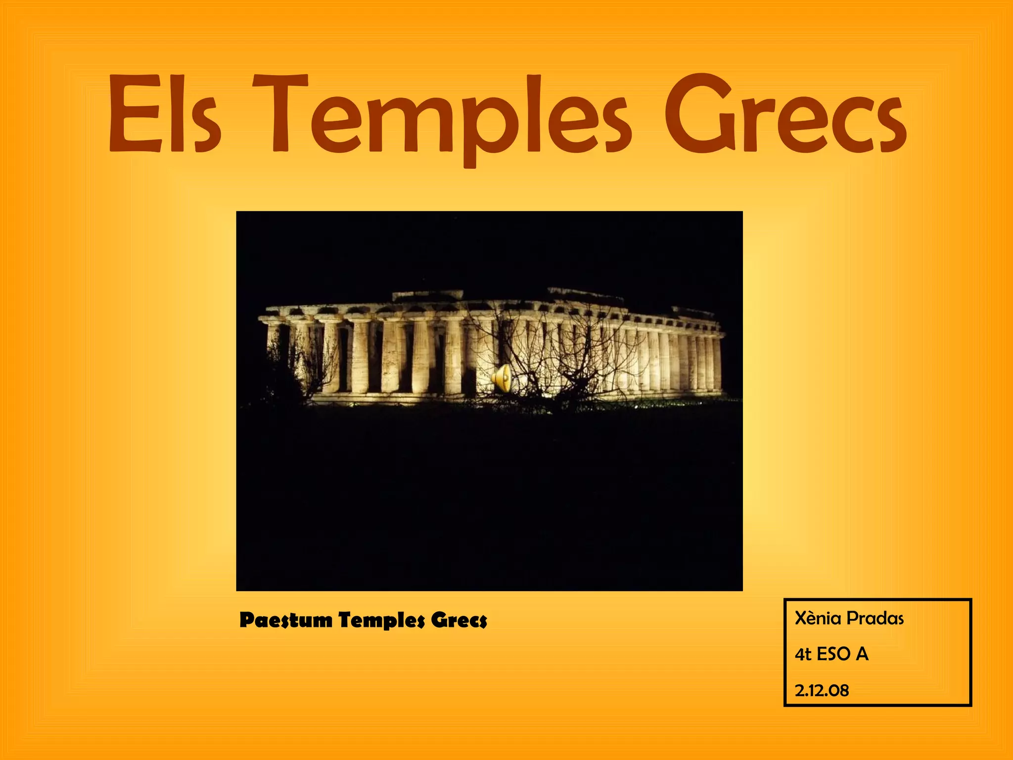 Temples Grecs | PPT