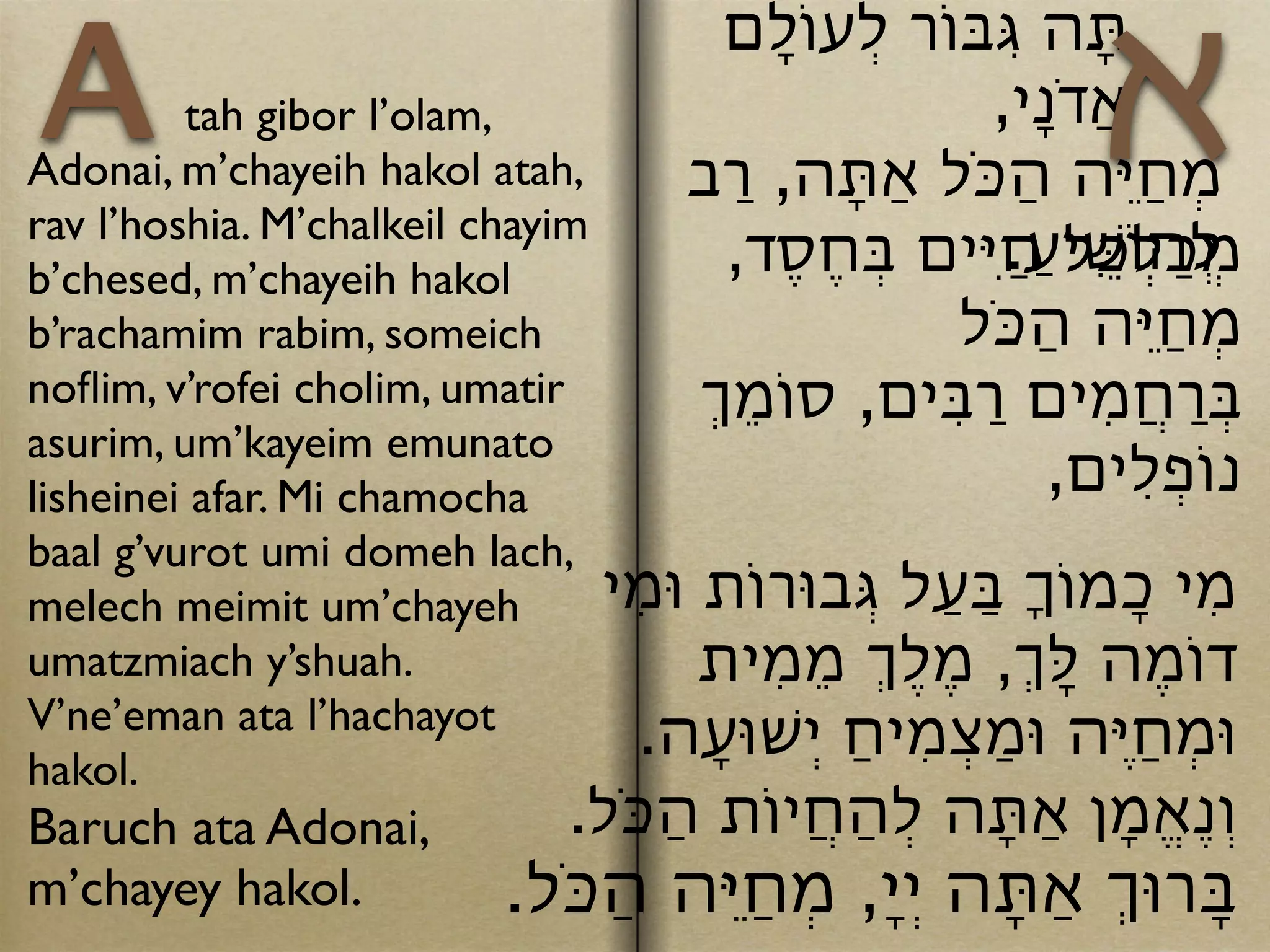 Kabbalat Shabbat Sample Visual Tefillah | KEY