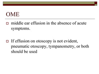 otitis media | PPTX