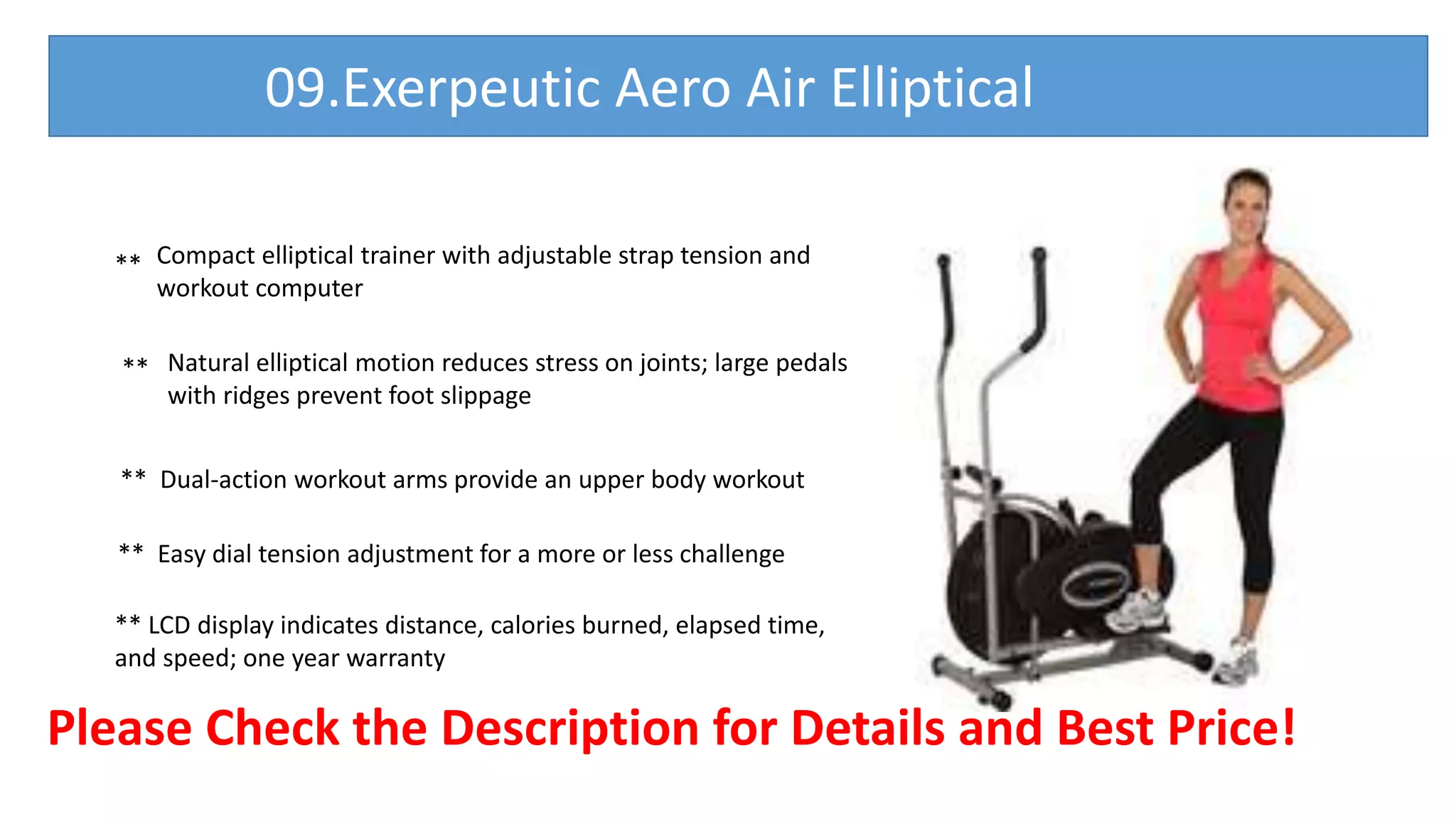 Elliptical trainers | PPTX | Sports Equipment | Sports