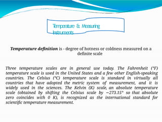 Methods of temperature measurement & discussion | PPTX