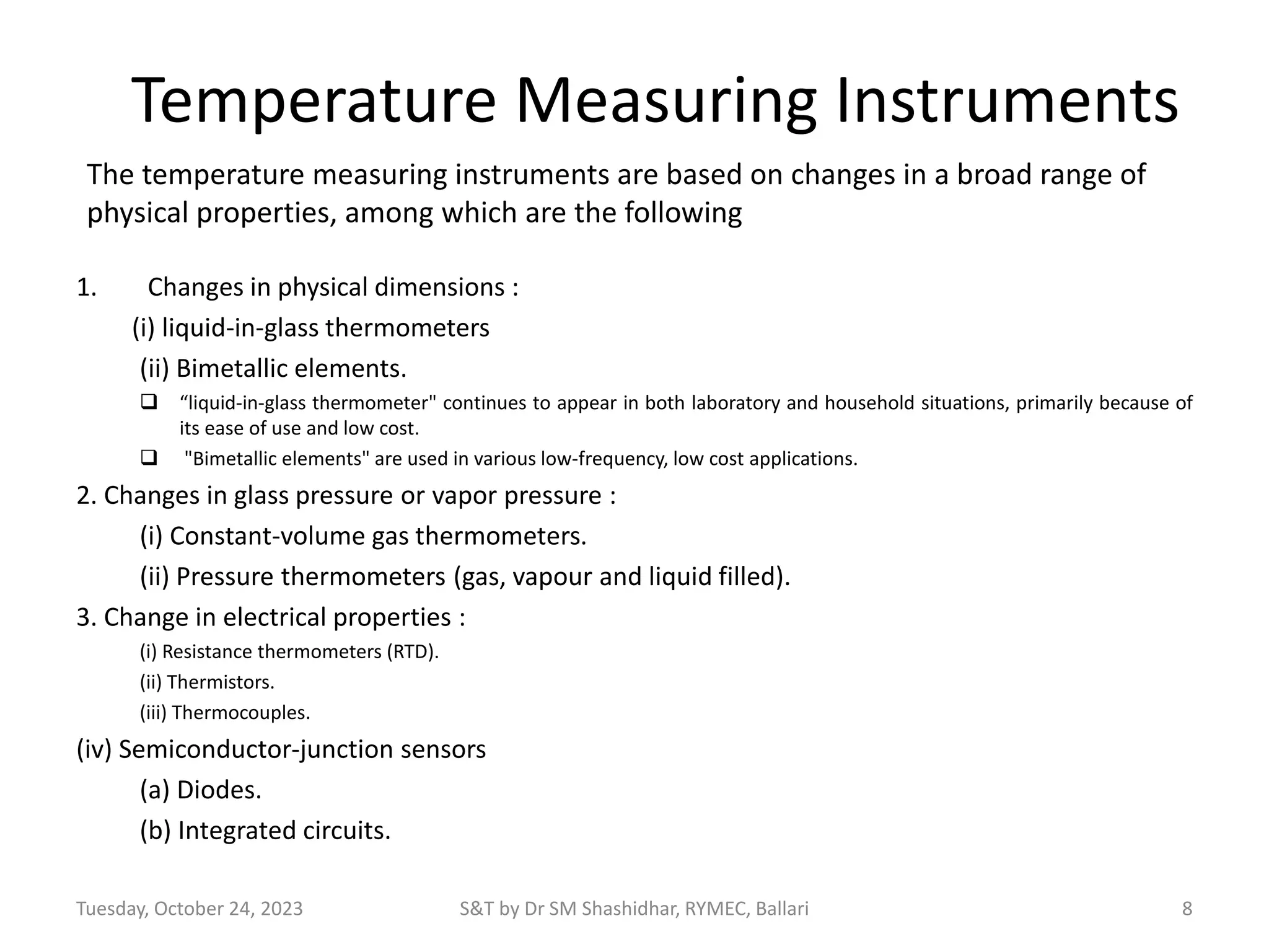 Temperature Measurement | PPTX