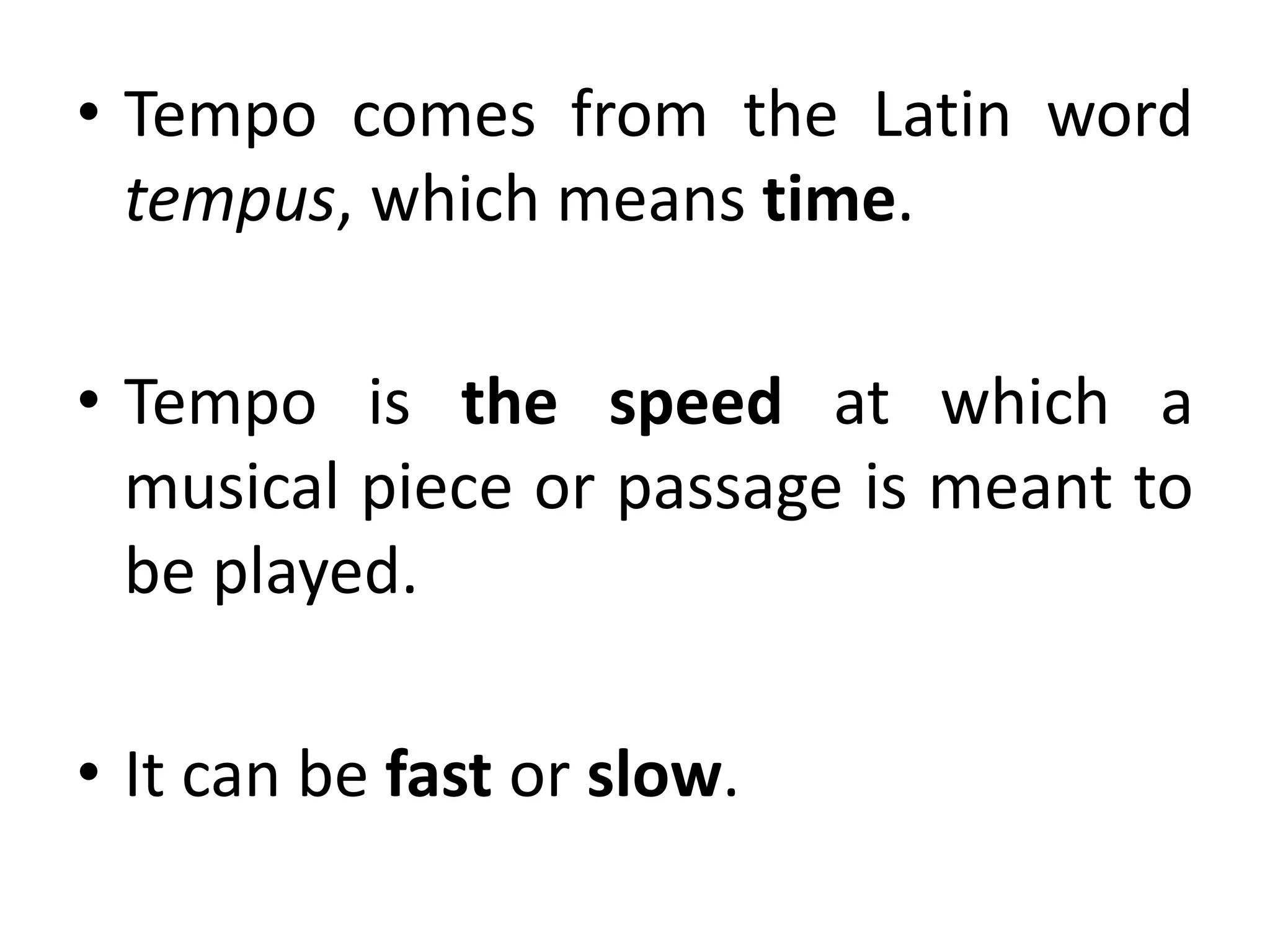 Tempo | PPTX