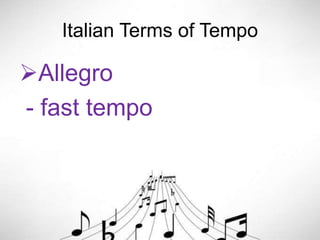 MAPEHsubjectelementarymusic123TEMPO.pptx | Classical Music | Music