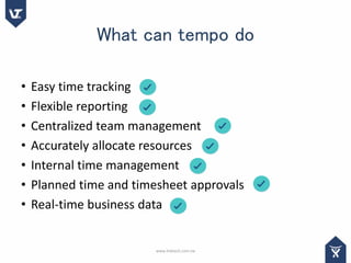 Tempo timesheet demo | PPT