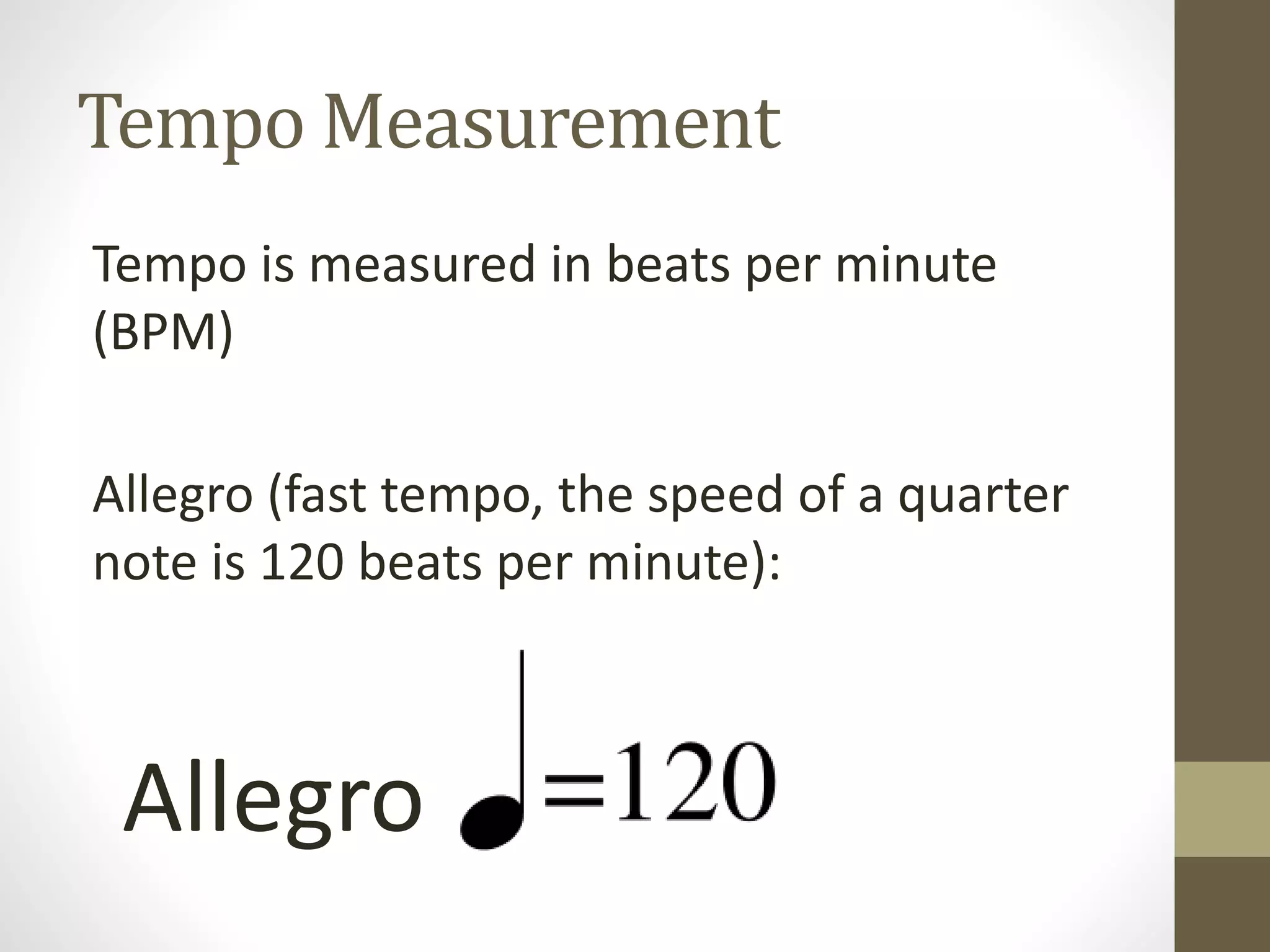 Tempo and Dynamics | PPTX