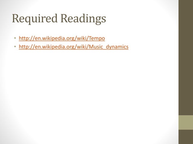 Tempo and Dynamics | PPTX | Classical Music | Music