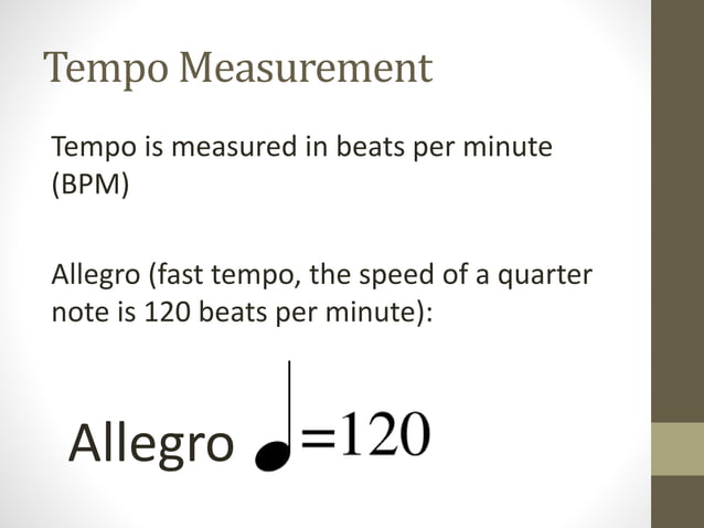 Tempo and Dynamics | PPTX | Classical Music | Music
