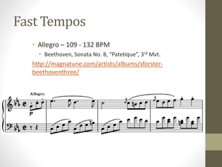 Tempo and Dynamics | PPTX