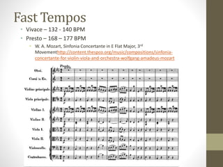 Tempo and Dynamics | PPTX