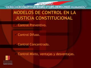 ENJ600-Seminario "Derecho Constitucional y los Derechos Humanos" | PPT