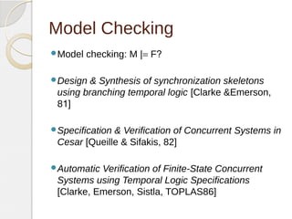 Temporal logic-model-checking | PPT