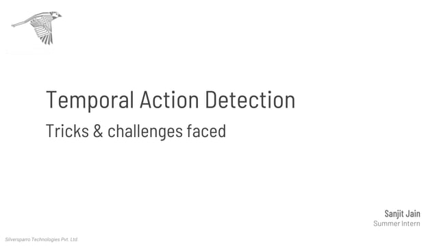 Temporal Action Detection | PPT