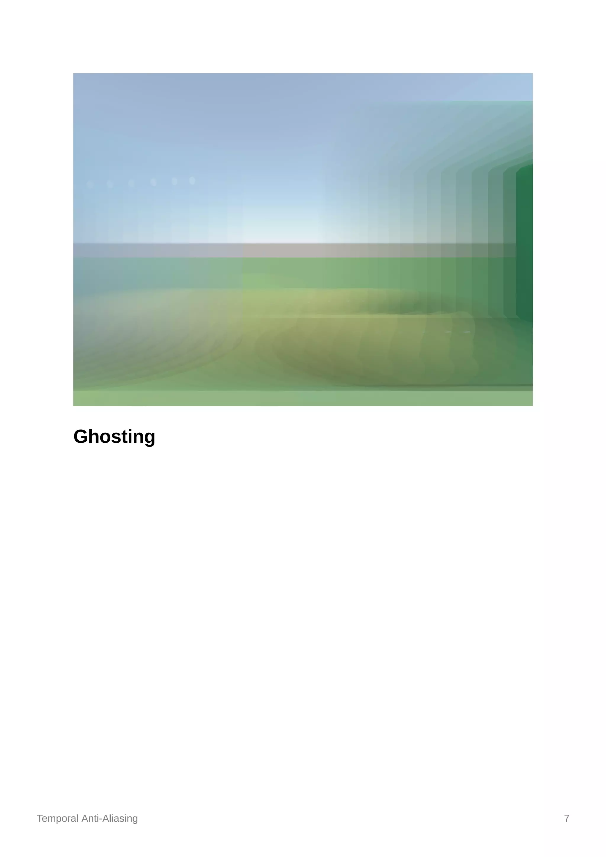 Temporal Anti Aliasing Pdf Computer Animation Computer Software And Applications