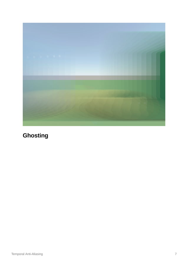 Temporal Anti Aliasing Pdf Computer Animation Computer Software And Applications