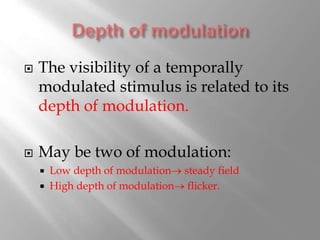 Temporal aspects of vision | PPTX