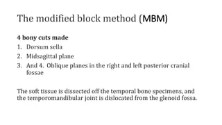 Temporal bone dissection | PPTX