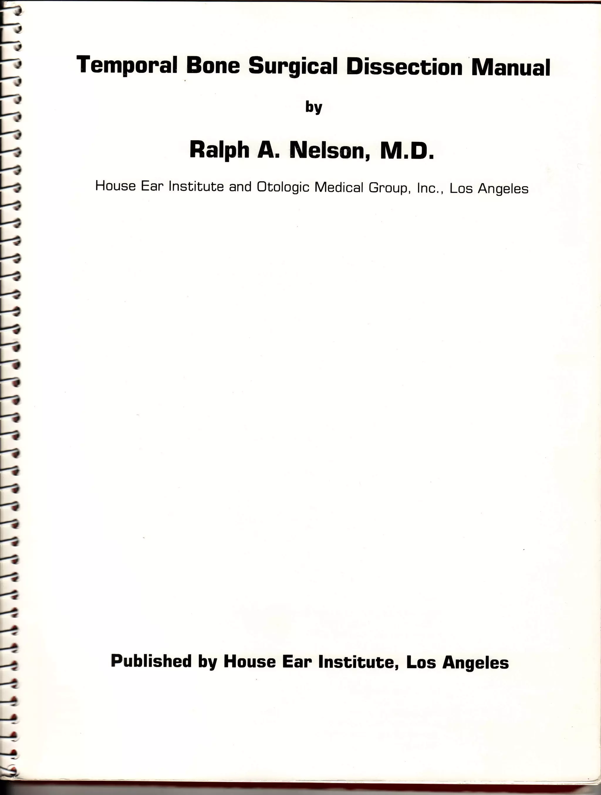 Temporal bone dissection (house) | PDF