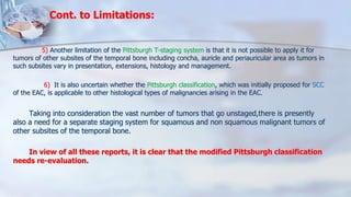 Temporal bone tumors staging and radiological assesment | PPTX