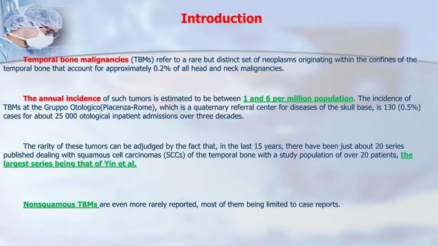 Temporal bone tumors staging and radiological assesment | PPTX | Ear ...