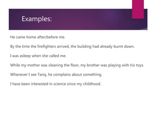 Temporal conjunctions | PPTX