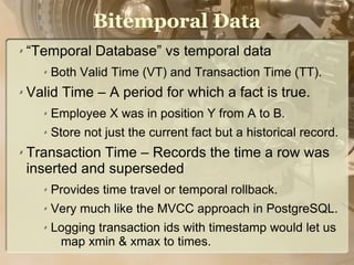 Temporal Data | PDF | Databases | Computer Software and Applications