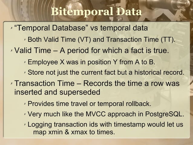 Temporal Data | PDF | Databases | Computer Software and Applications