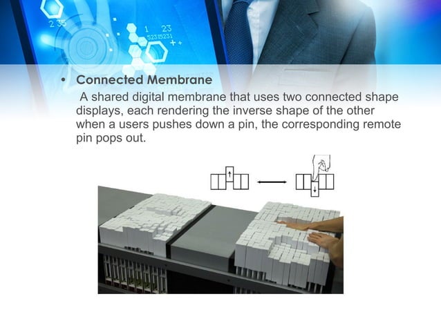 Tangible media ppt | POT | Computing | Technology & Computing